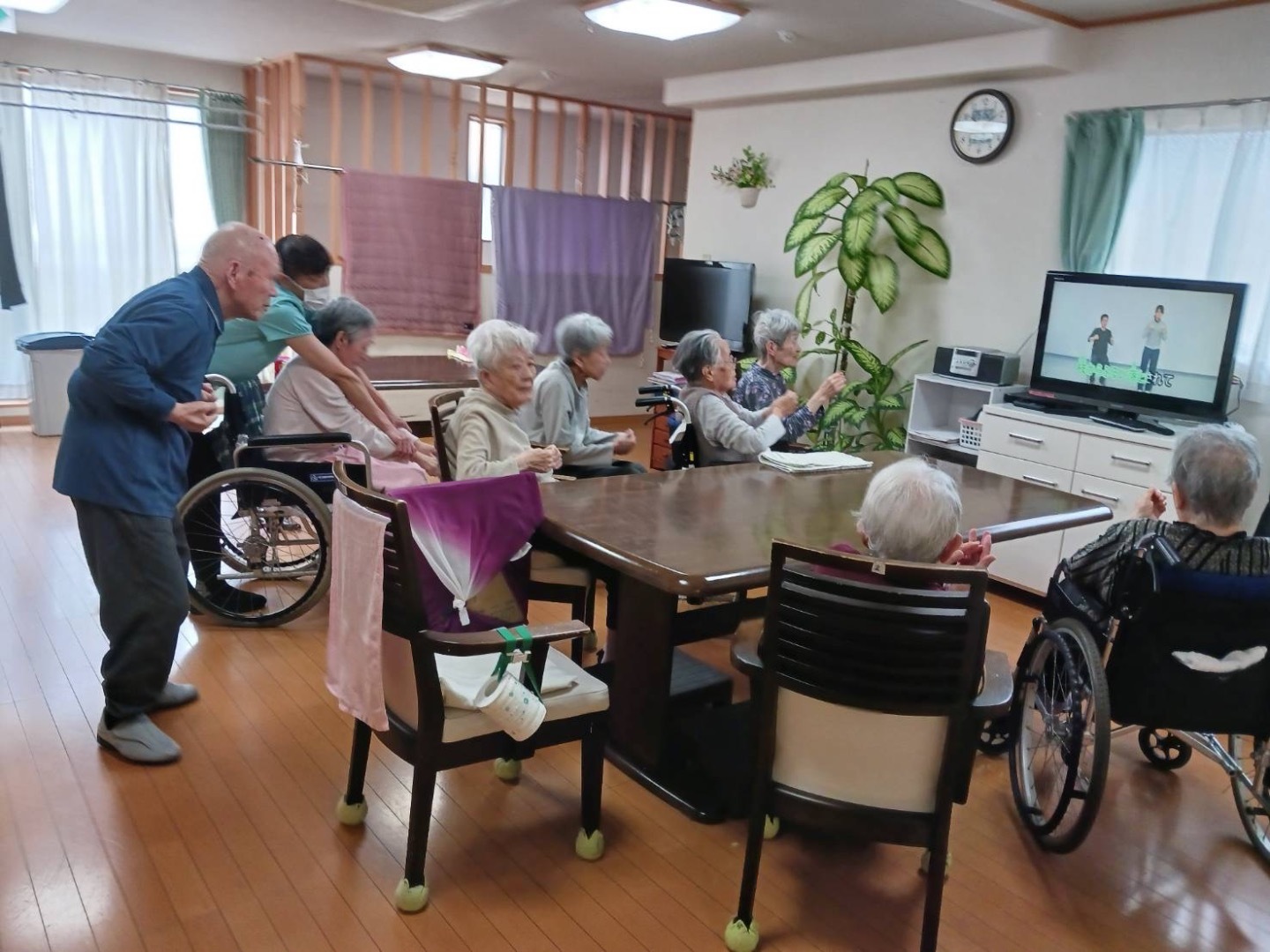 今日のご様子2階…5/2: ゆう希苑かさいのブログ